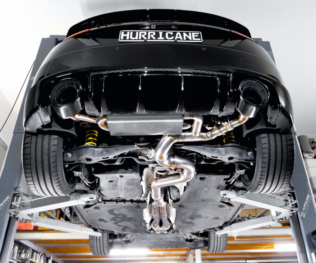 Audi RS3 8V Hurricane 3.5" Abgasanlage ab Kat. / OPF- Ibraimi Motorsport